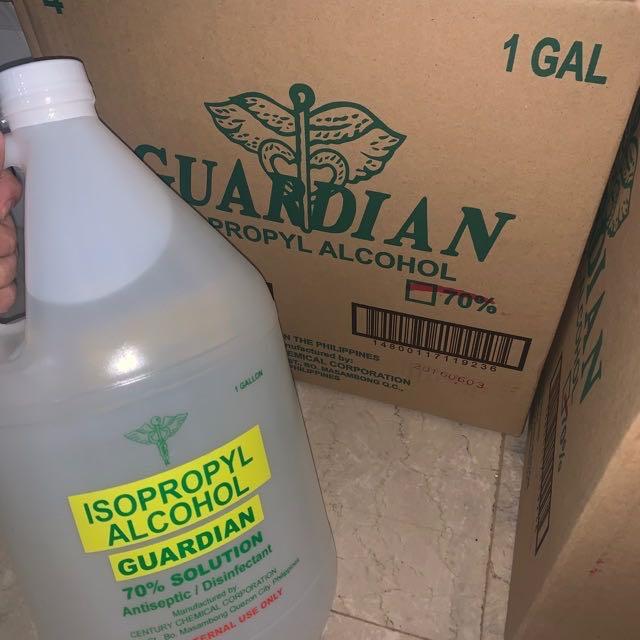 Guardian isopropyl alcohol 70% sol 1 gal, Beauty & Personal Care ...