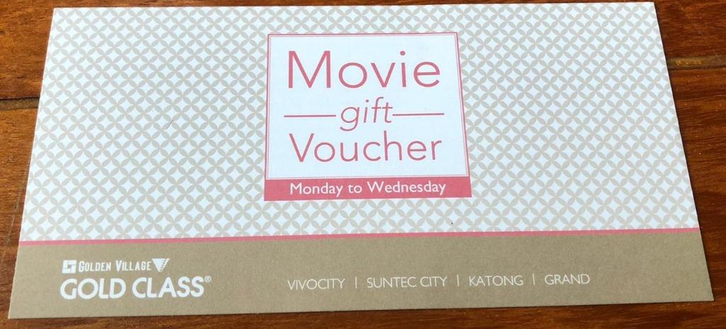 GV GOLD CLASS MOVIE GIFT VOUCHERS, Tickets & Vouchers, Vouchers on ...