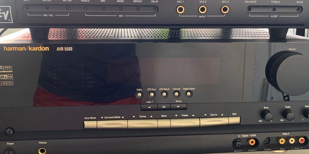 Harmon/Kardon AVR-5500 Amplifier/Receiver surround system, Audio ...