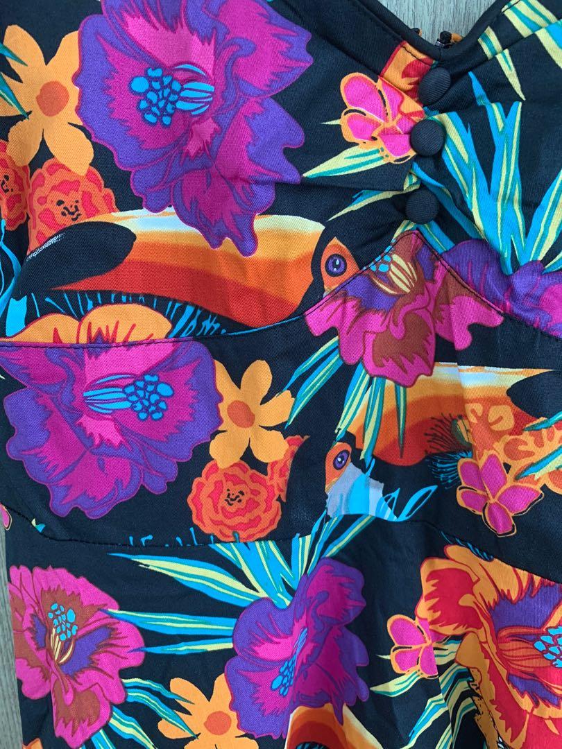 Lindy Bop quirky print dress, Women's Fashion, Dresses & Sets, Dresses ...