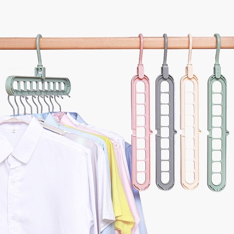 Magic Space Saving Clothes Hangers Multifunctional Smart Closet ...