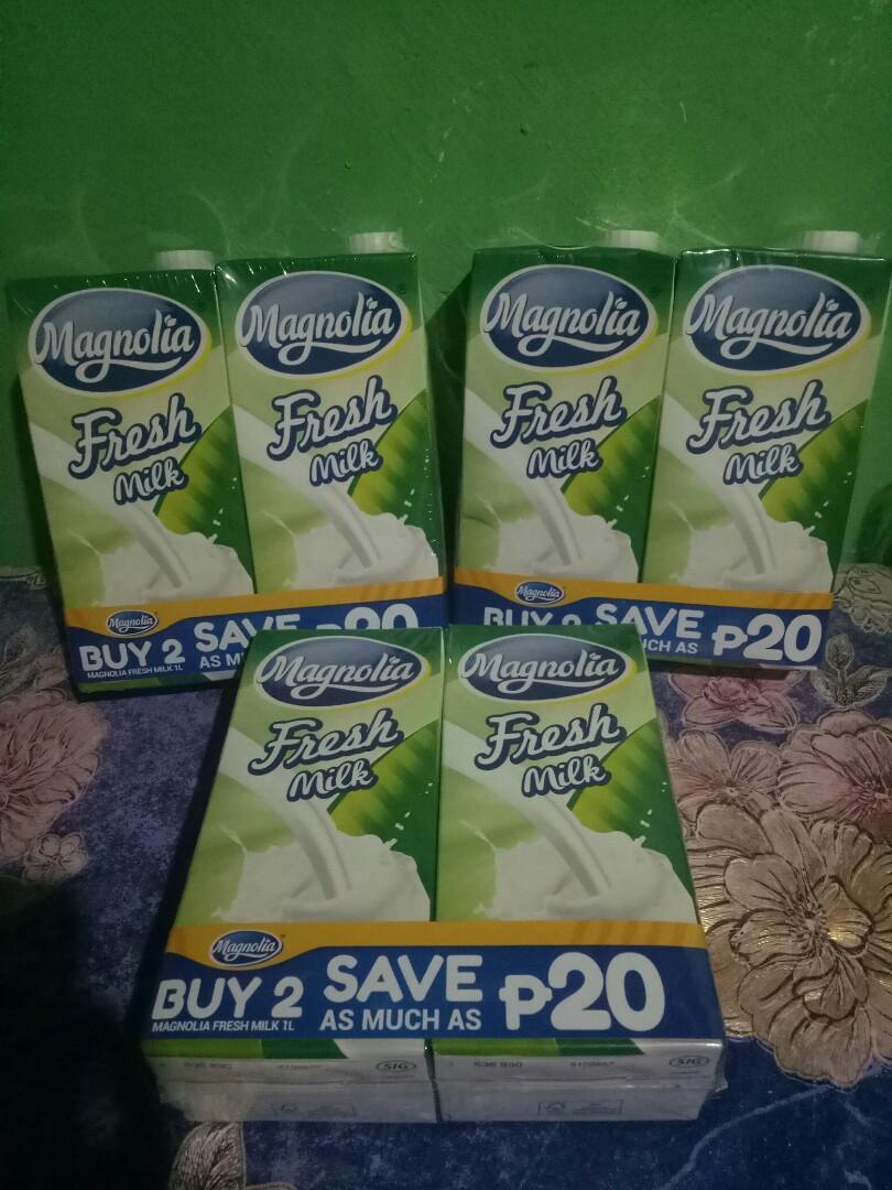 Magnolia Fresh Milk 1L, Food & Drinks, Beverages on Carousell