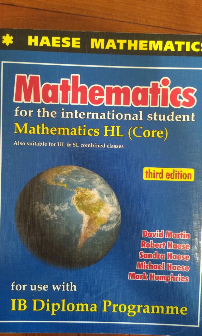 Mathematics HL IB Textbook Haese, 興趣及遊戲, 書本 & 文具, 教科書 - Carousell