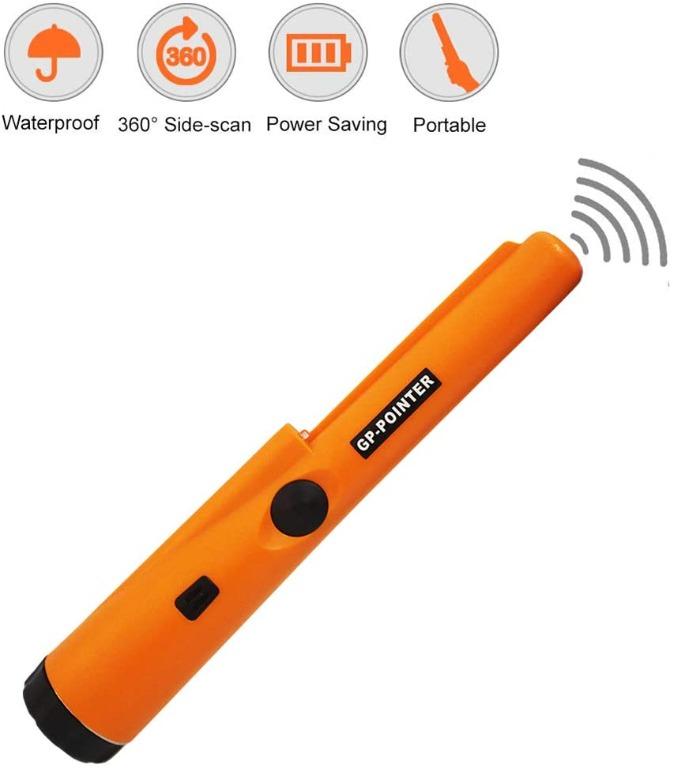 Metal Detector Handheld GP-Pointer with Belt and Holster Portable 360 ...