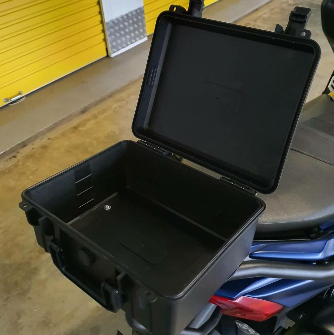 Motorcycle storage box plastic pelican copy ebike waterproof protective ...