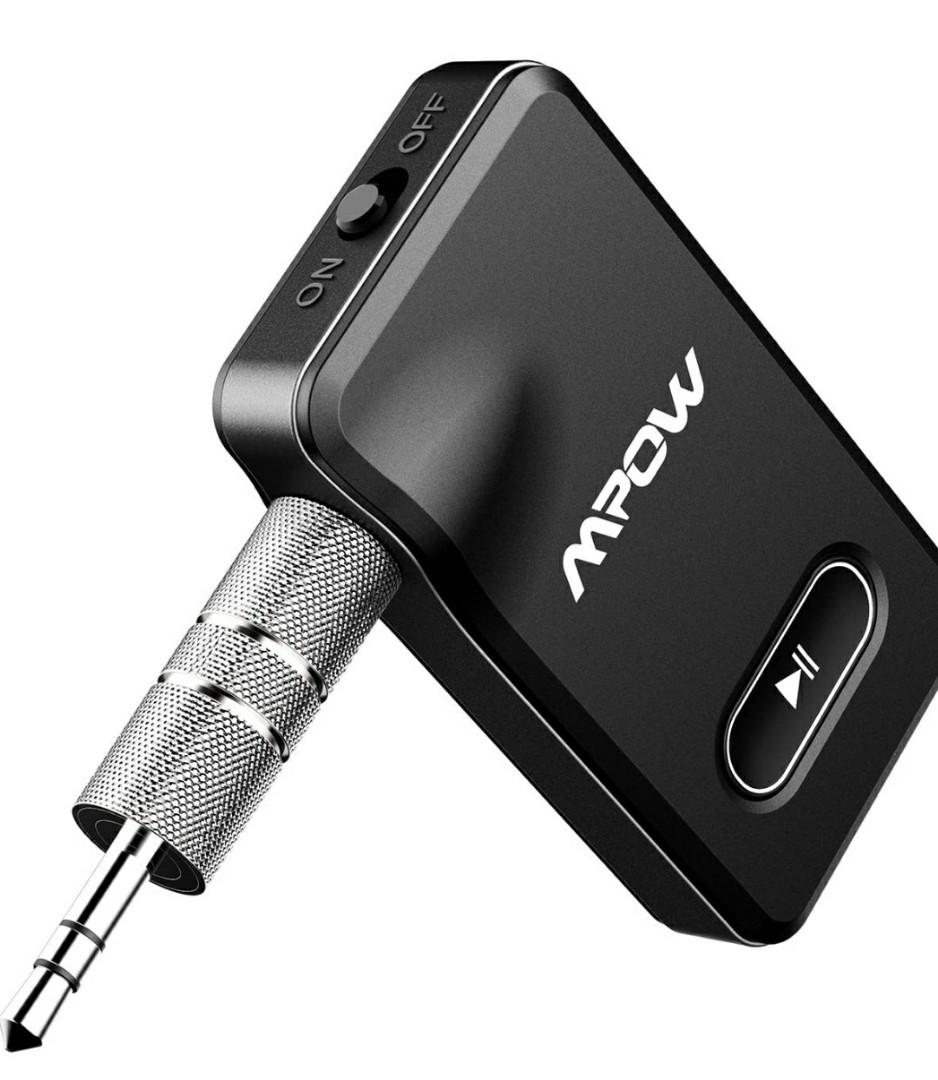 Mpow BH129 Bluetooth Receiver for Car, Aux Bluetooth Car Adapter 5.0 ...
