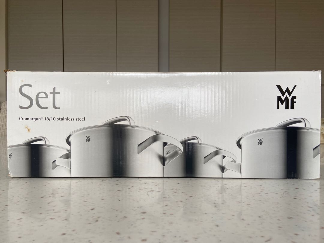 NEW! WMF 3-pc Cromargan Stainless Steel Cookware set DIADEM PLUS ...