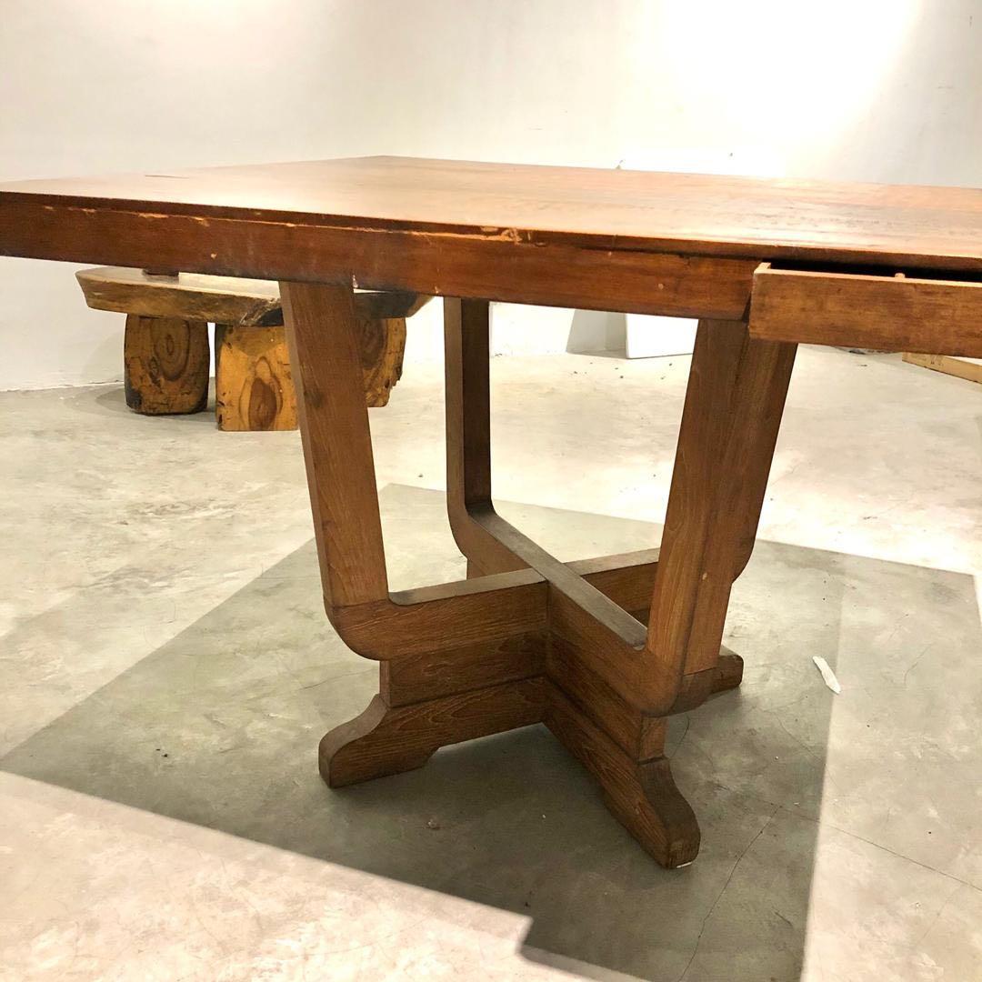 Old antique solid wood Mahjong table, Furniture & Home Living ...