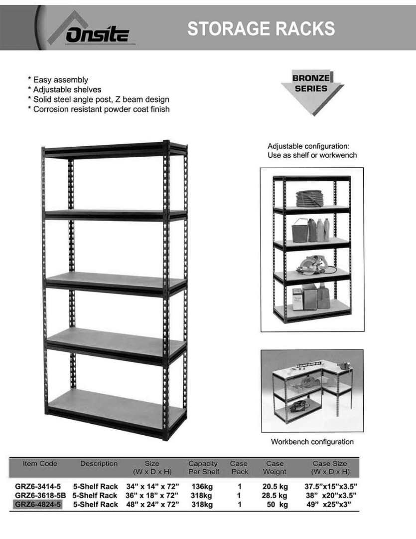 Onsite Storage Racks, Furniture & Home Living, Furniture, Shelves ...