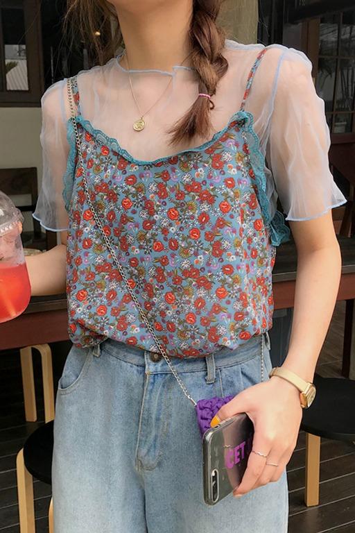 [PO] See through top, Women's Fashion, Tops, Other Tops on Carousell