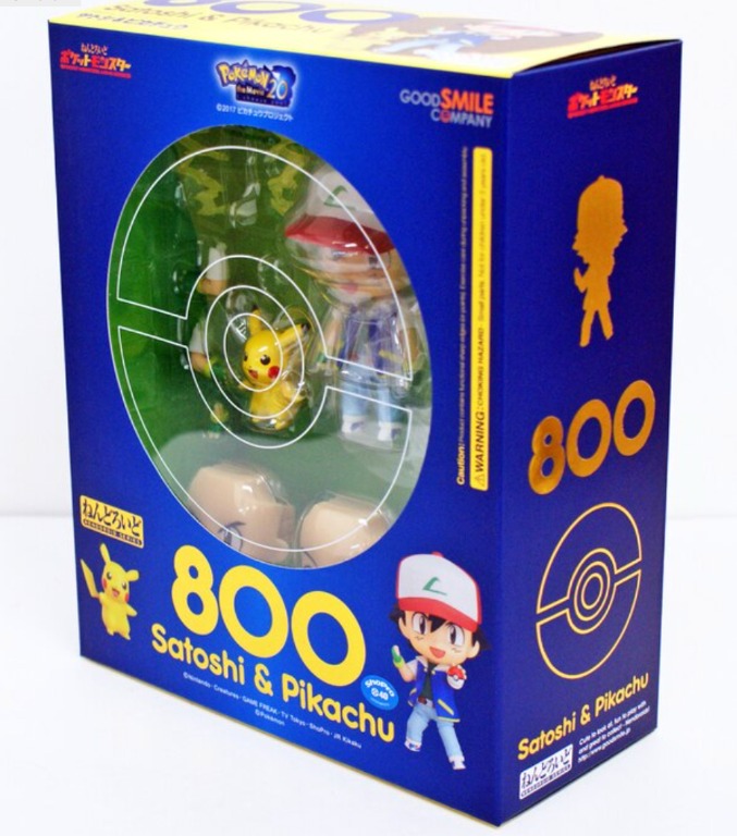 Pokemon - Nendoroid 800 Ash & Pikachu, Hobbies & Toys, Toys & Games on ...