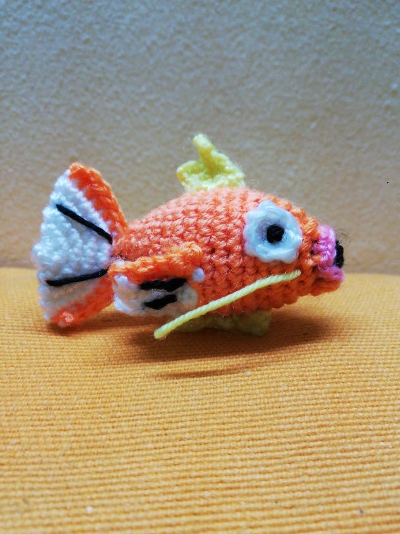 Pokemon Fish - Magikarp Amigurumi /crochet, Hobbies & Toys, Stationery ...