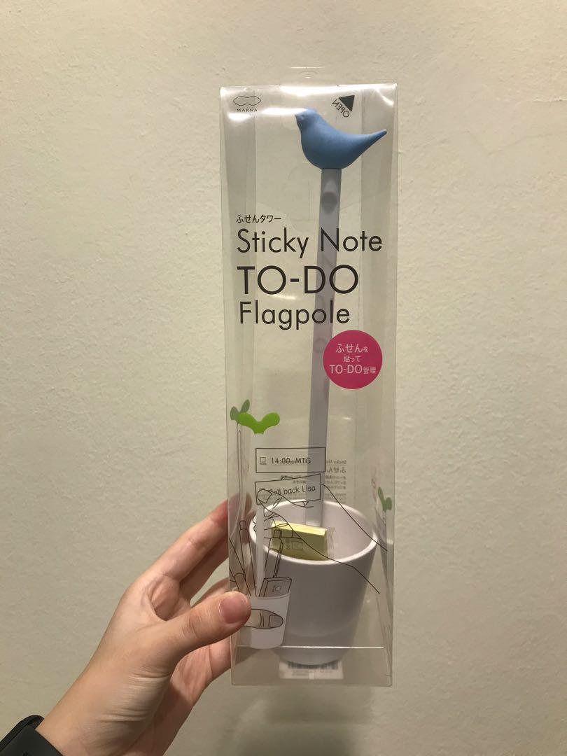 Post it note & pen holder, Books & Stationery, Stationery on Carousell