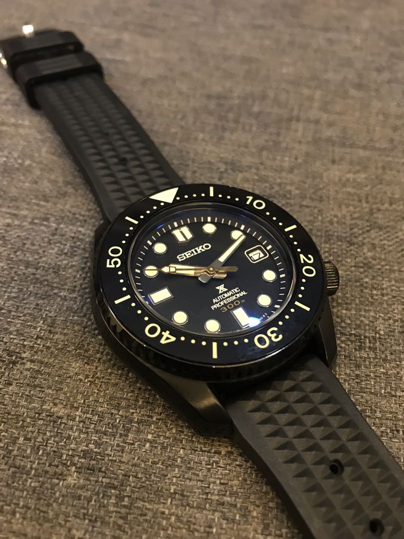 PVD Black Seiko Marine Master(Homage) Mod, Men's Fashion, Watches ...