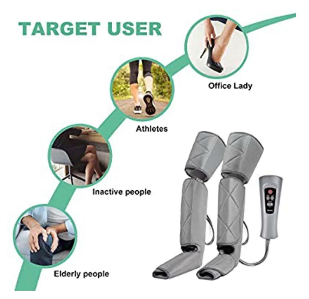 RENPHO Compression Leg Massager for Circulation and Relaxation, Calf ...