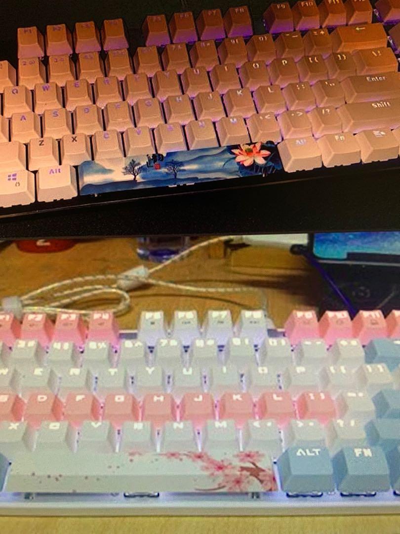 Custom Design Replacement Space Bar Keycap PBT 6.25U DIY Mechanical ...