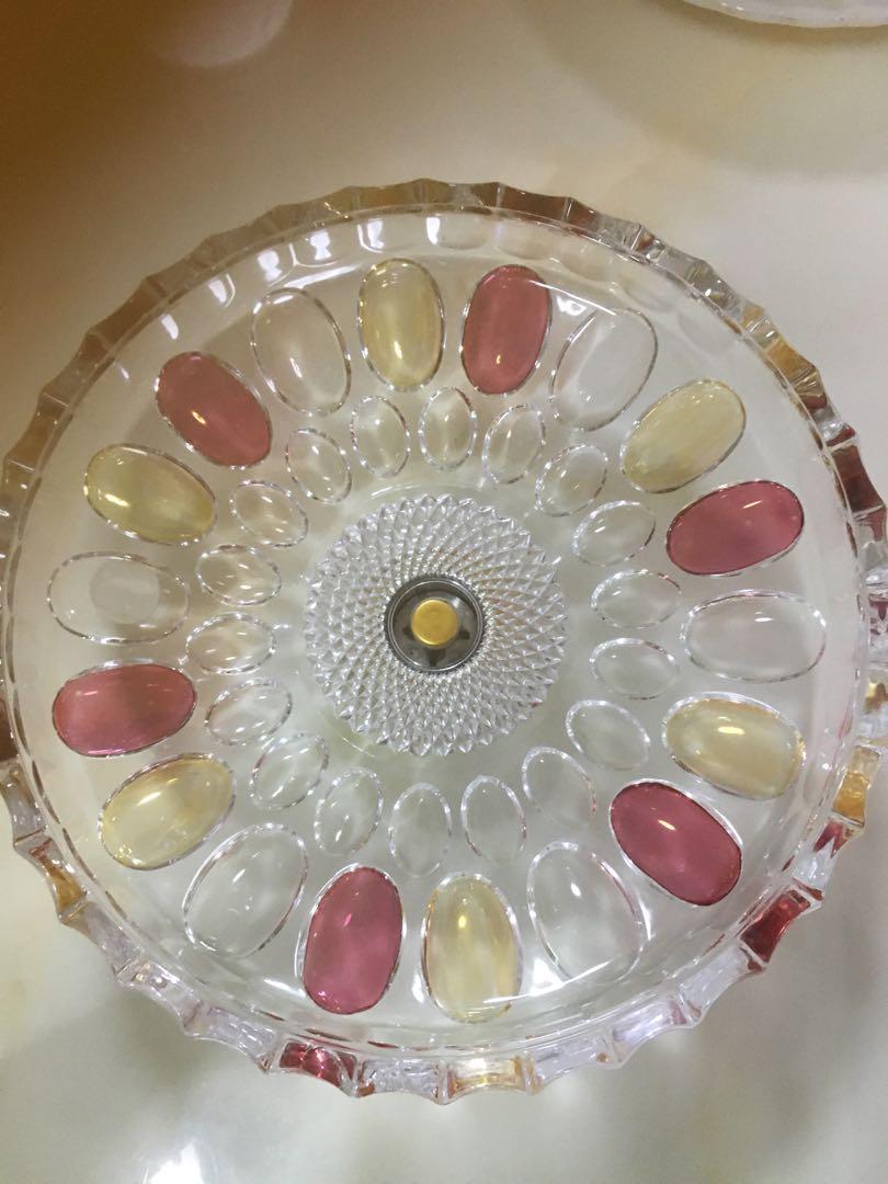 Soga japan crystal fruit bowl cover only, Everything Else on Carousell