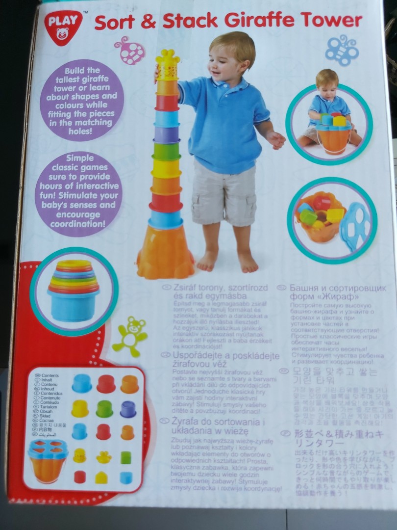 Sort and stack tower toys, Hobbies & Toys, Toys & Games on Carousell