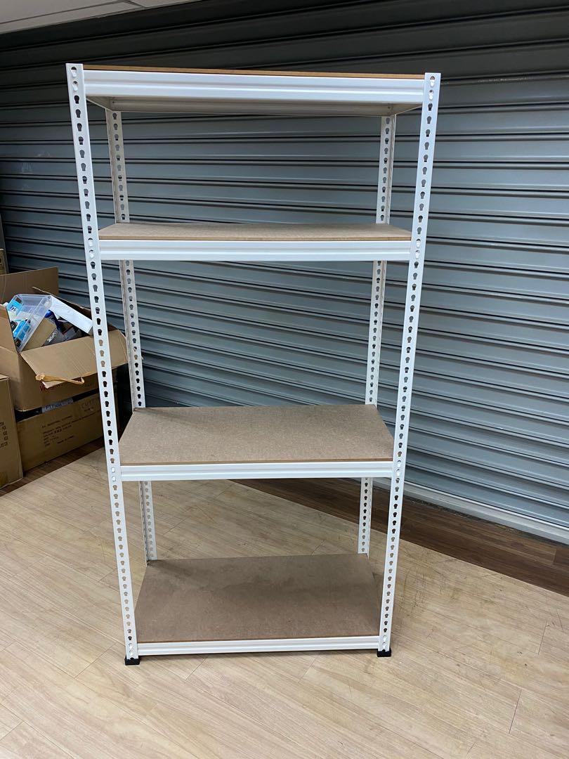 Storage rack (boltless) white Colour, Furniture & Home Living ...