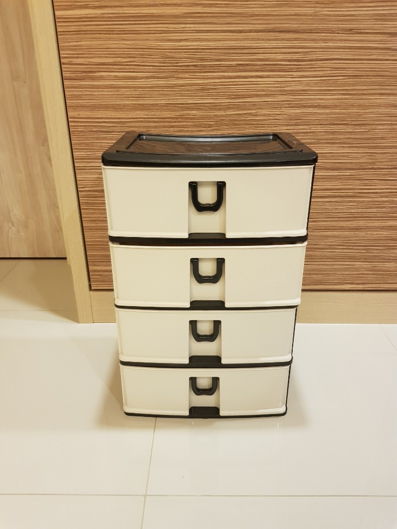 Toyogo 4-Tier Storage Drawer, Furniture, Shelves & Drawers on Carousell