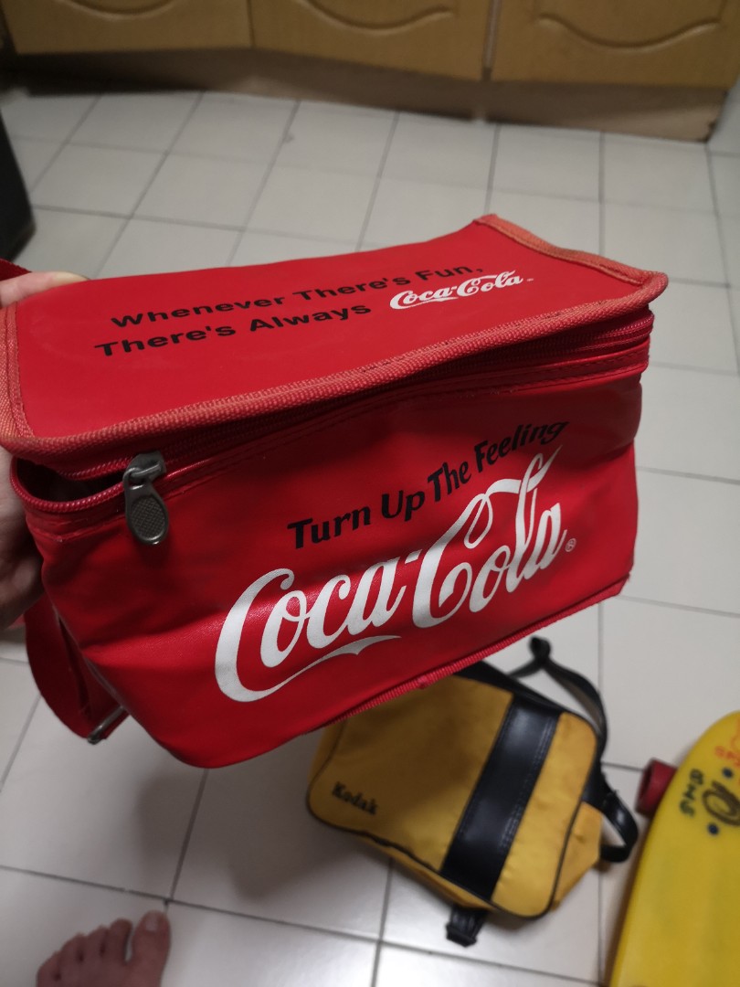 Vintage indie 80 90 authentic coca cola bag, Men's Fashion, Bags, Sling ...
