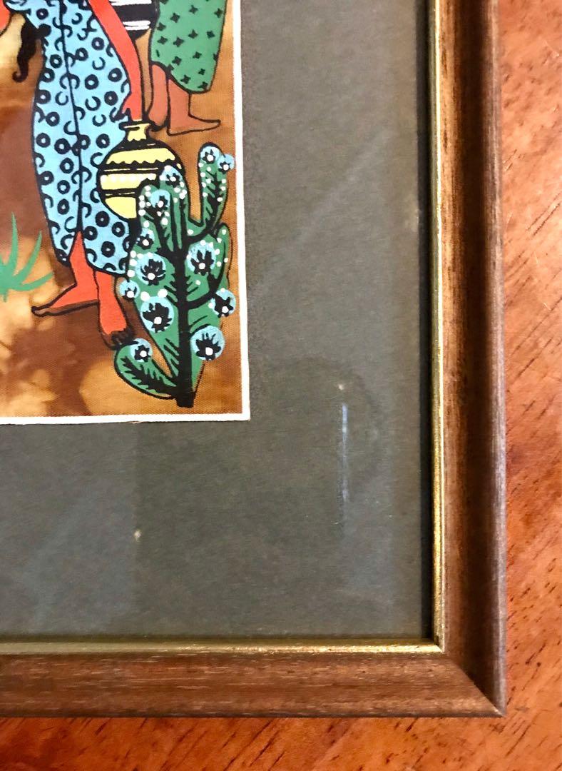 Vintage Batik Silk Screen Print 25x20 cms, Furniture & Home Living ...