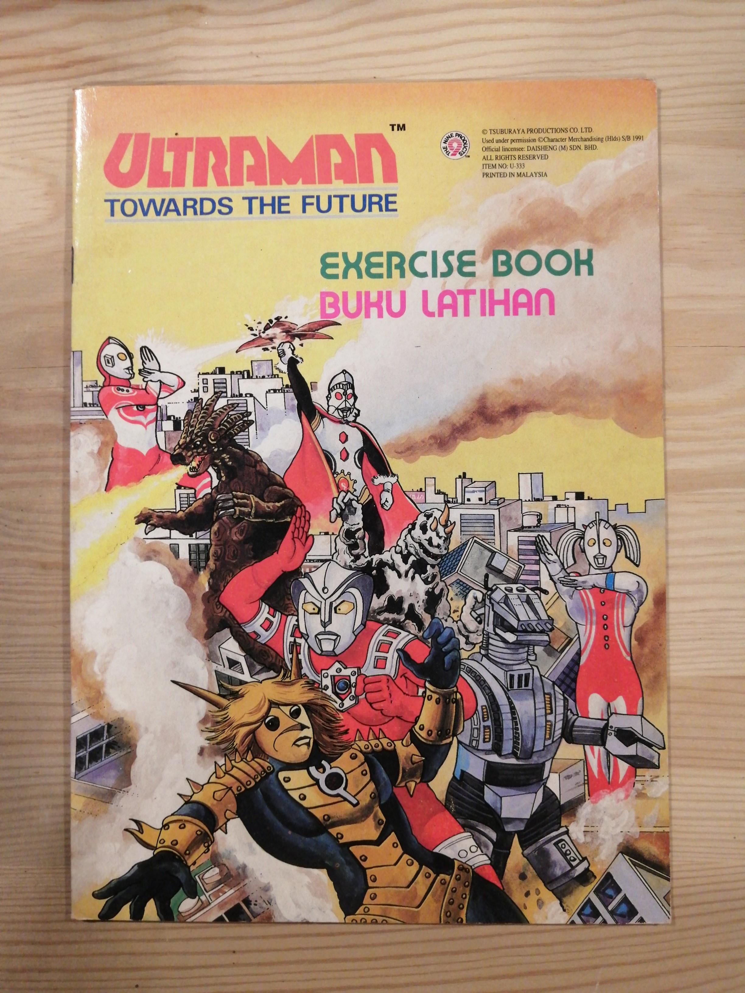 Vintage Ultraman Notebook New Old Stock, Hobbies & Toys, Memorabilia ...