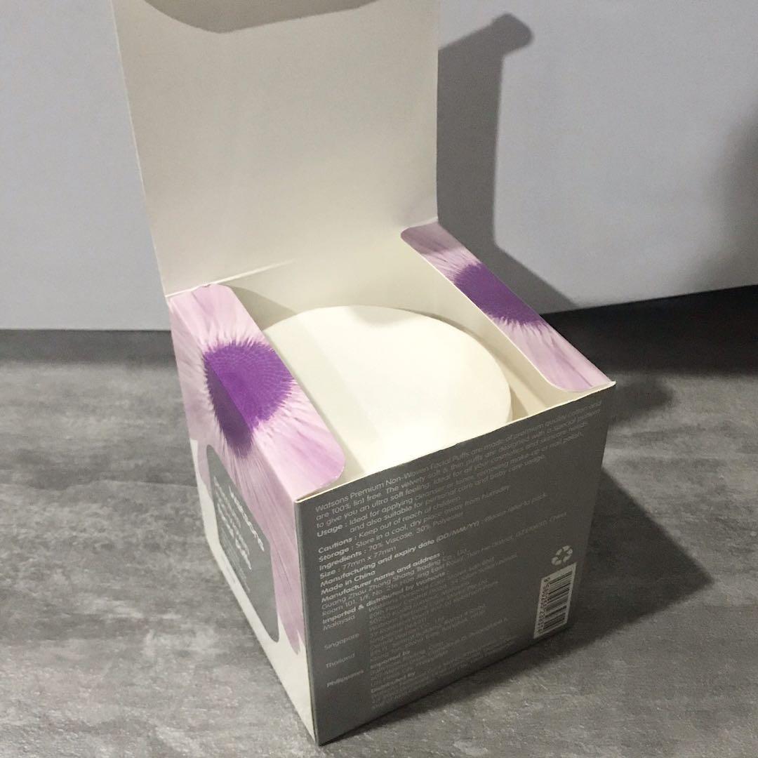 Watsons facial cotton/puffs -Premium non woven, Beauty & Personal Care ...