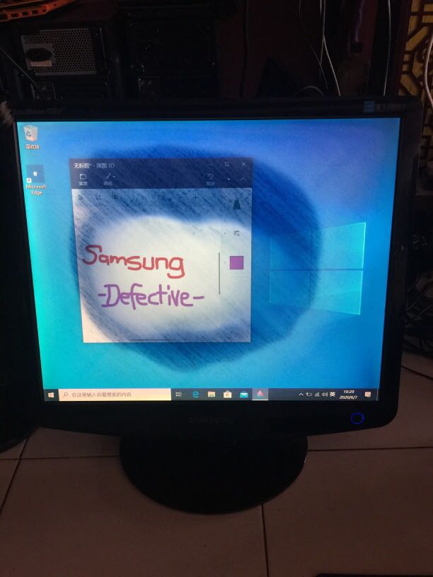 19” Samsung Monitor / screen *Defective*, Computers & Tech, Parts ...