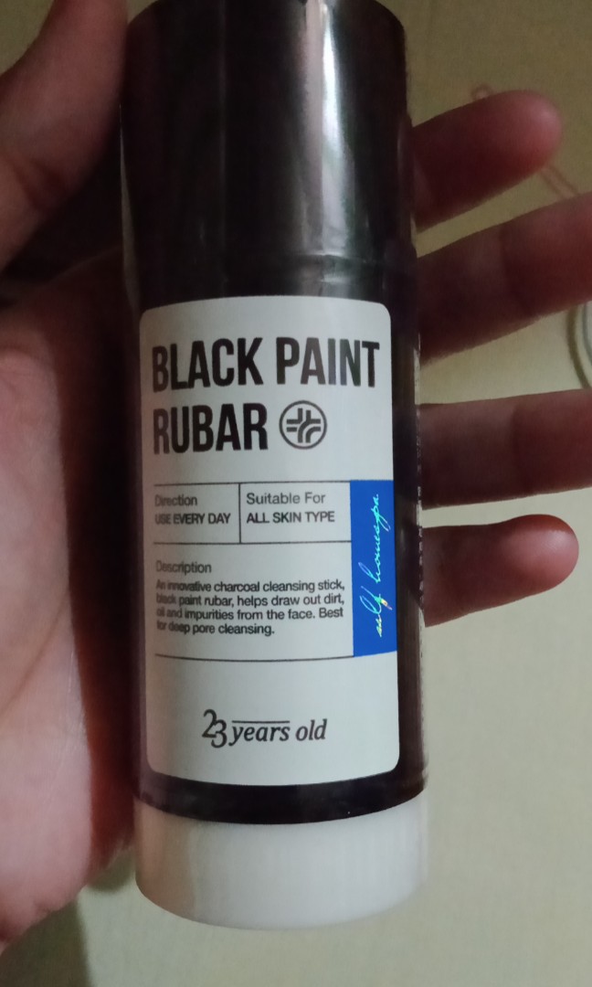 [23 Years Old] Black paint rubar, Kesehatan & Kecantikan, Kulit, Sabun ...
