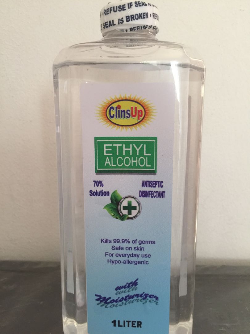 70% Ethyl Alcohol (1 Liter), Health & Nutrition, Medical Supplies ...