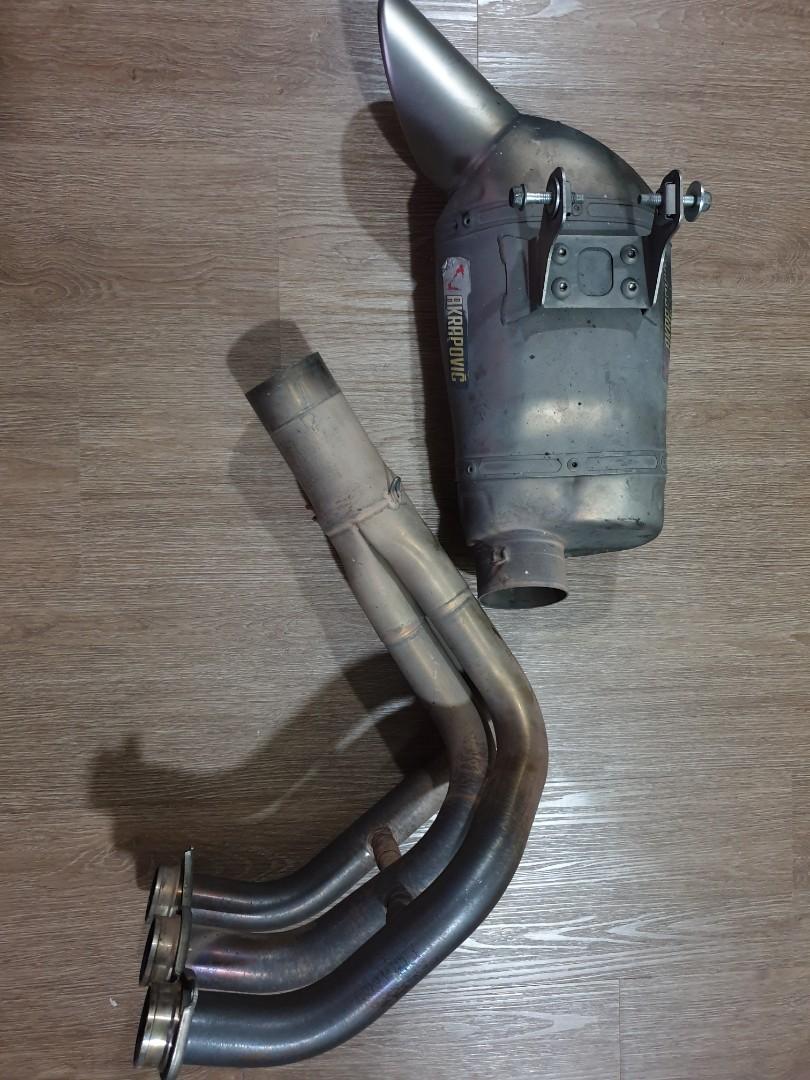Prise revised. Akrapovic full system titanium exhaust for yamaha tracer ...