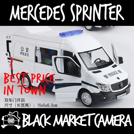 [BMC] Mercedes Sprinter Police 1:36 Toy Car Diecast Miniature Model ...