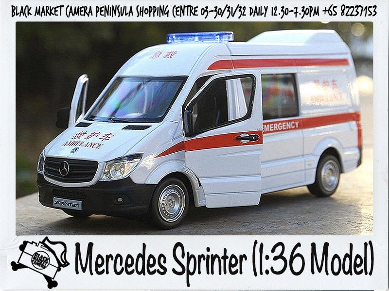 [BMC] Mercedes Sprinter Police 1:36 Toy Car Diecast Miniature Model ...