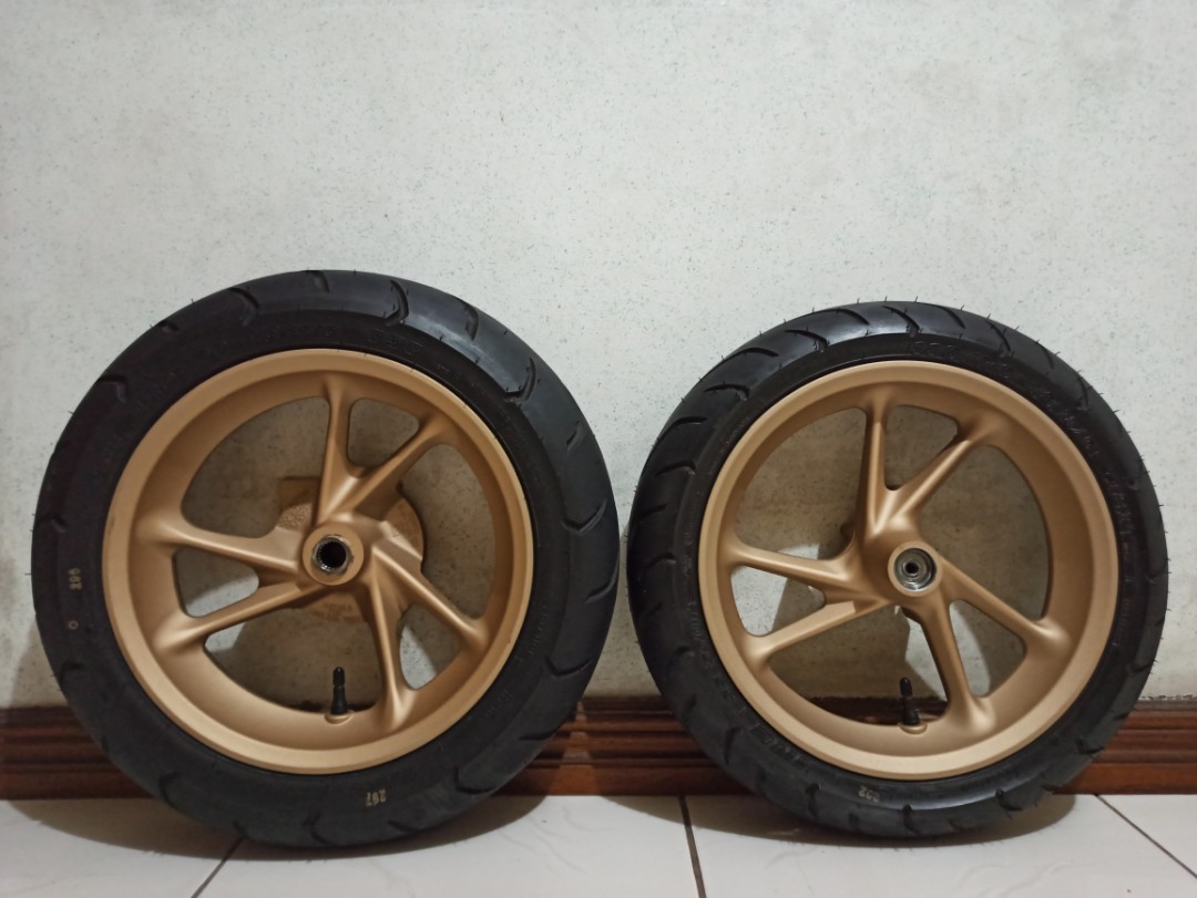 YAMAHA NMAX mags and tires, Motorbikes, Motorbike Parts & Accessories ...