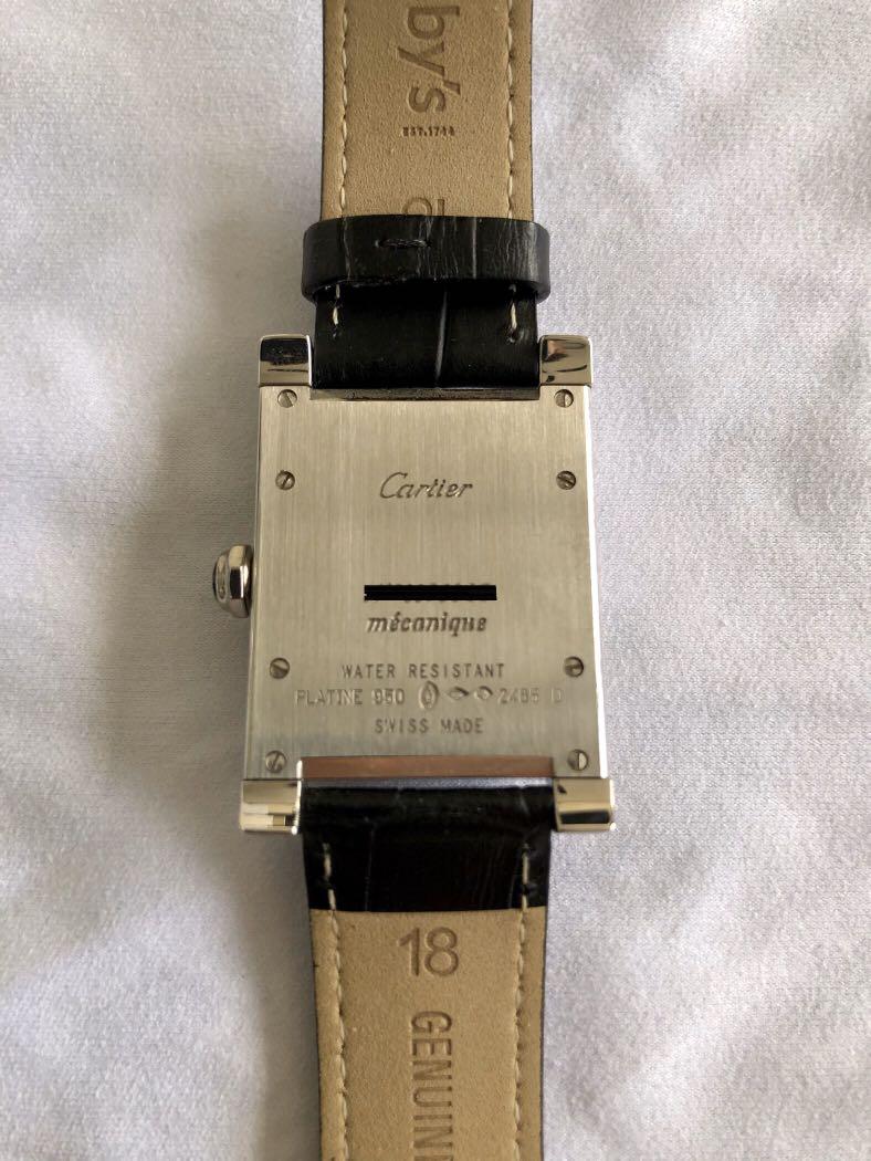 Cartier Collection Privee Tank a Vis (Platinum), Luxury, Watches on ...