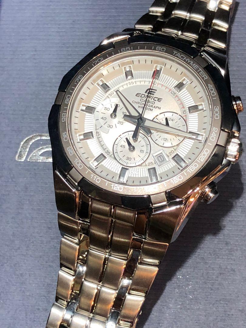 CASIO EDIFICE EF-540D-7A, 名牌, 錶 - Carousell