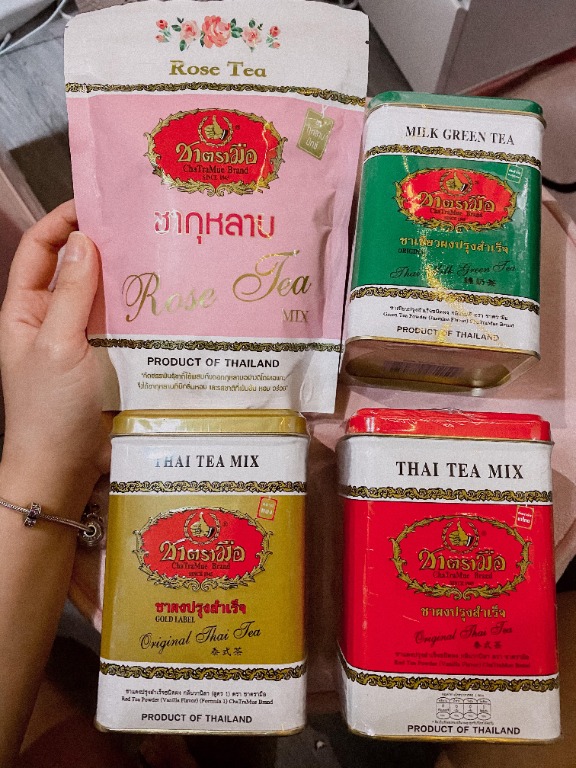 Cha Tra Mue - Thai Milk Tea Original Matcha Gold Aroma 40g x 50 ...