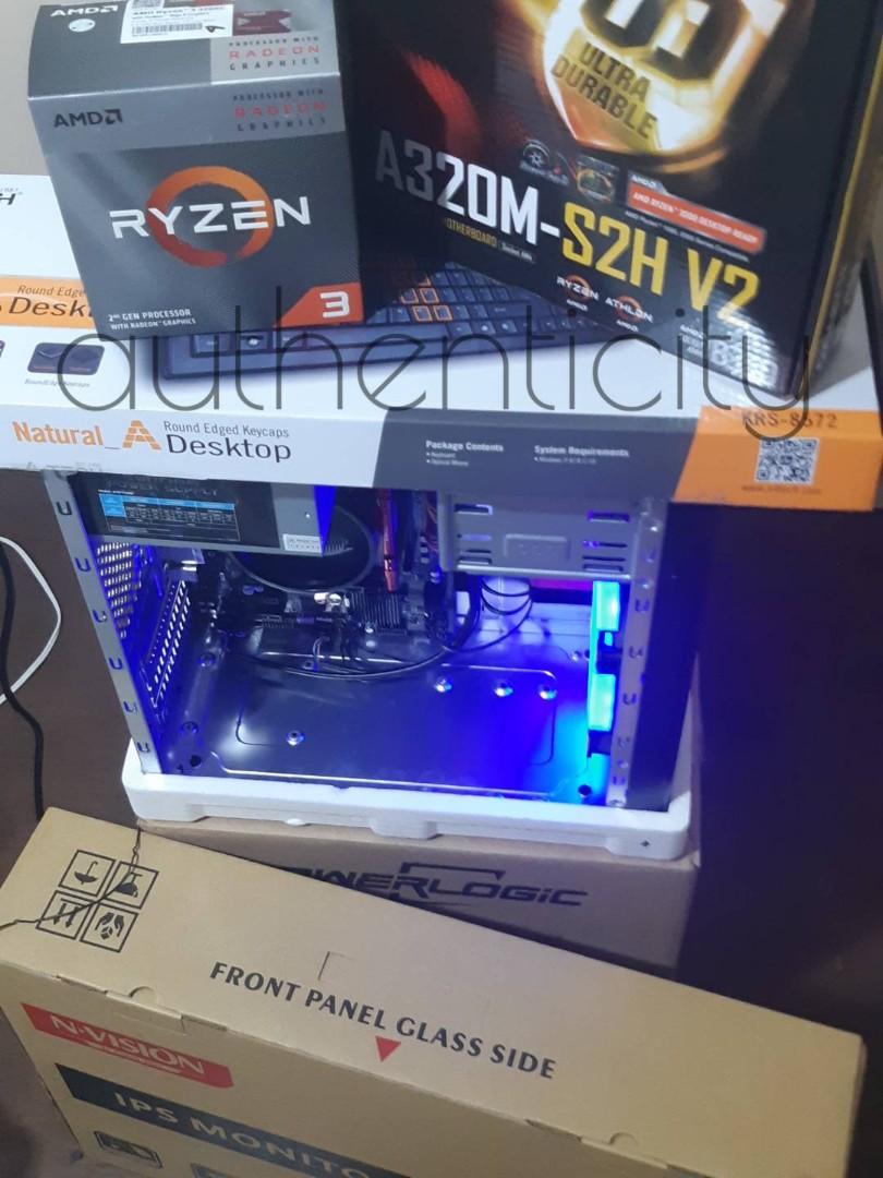 Computer Set RYZEN 3 3200G CPU Package Brandnew, Computers & Tech ...