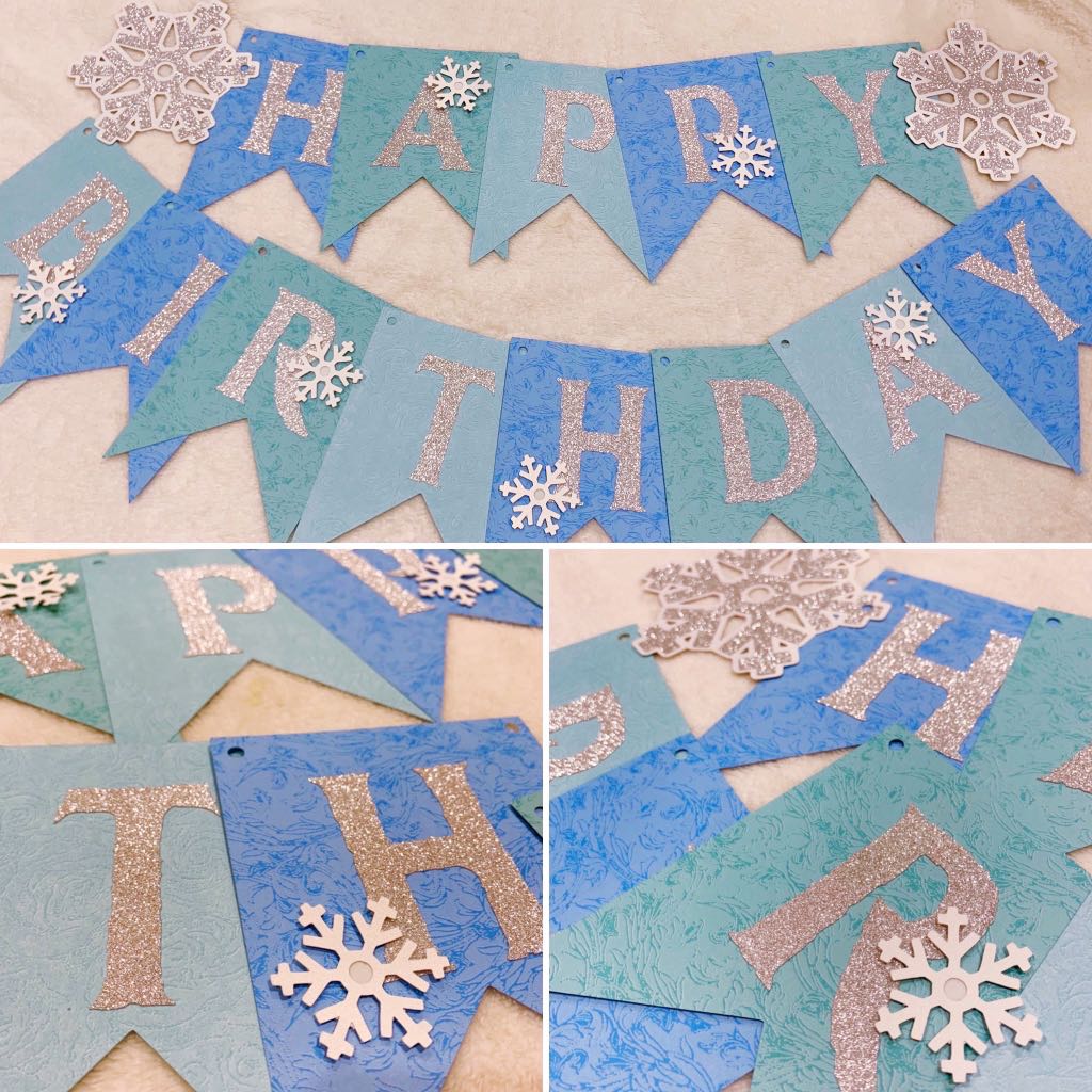 Customised Party Bunting / Banner - Frozen, Babies & Kids, Babies ...