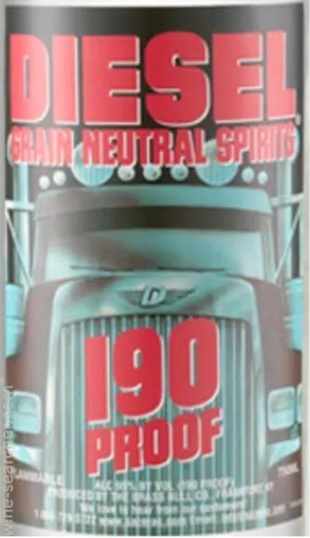 Diesel Grain Neutral Spirits 190 Proof, Food & Drinks, Packaged ...