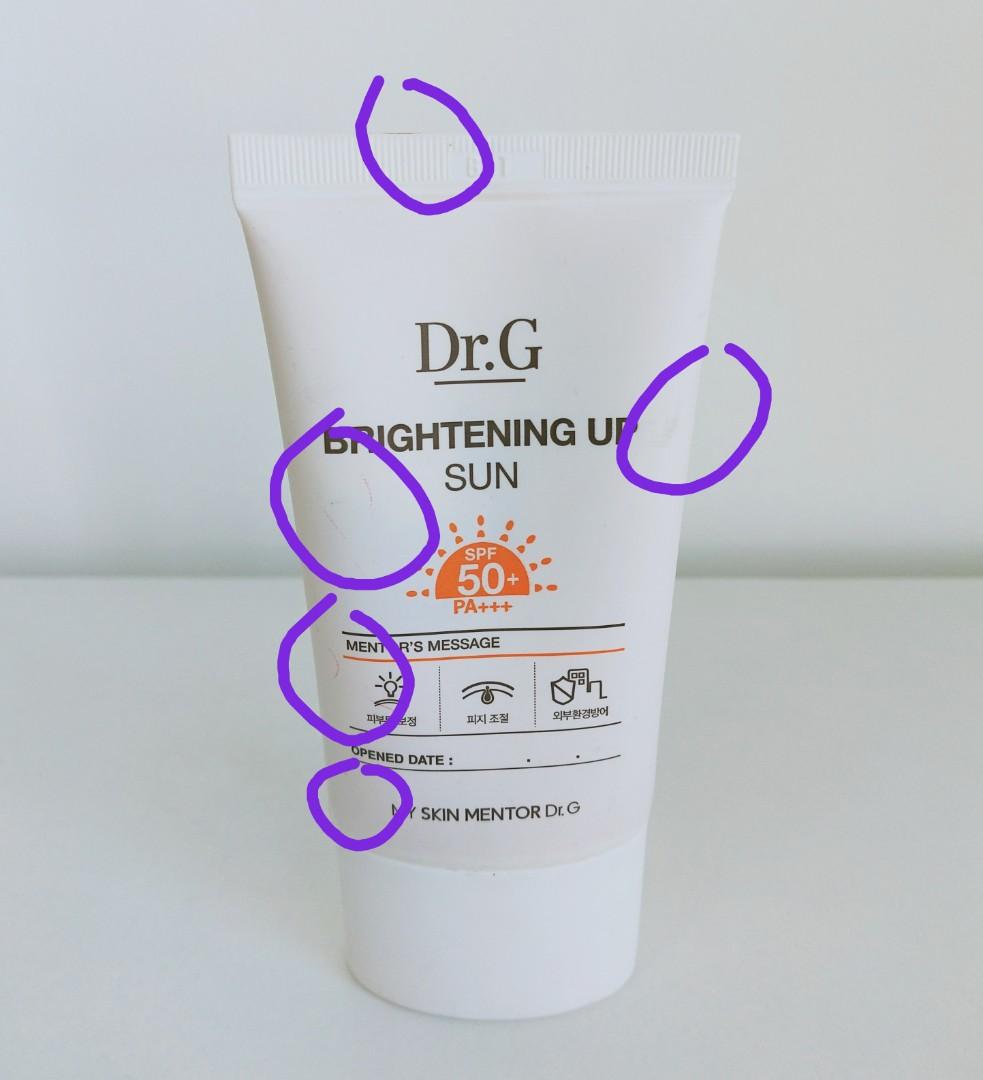 Dr. G Brightening Up Sun (Sunscreen) SPF 50 (50ml), Health & Beauty ...