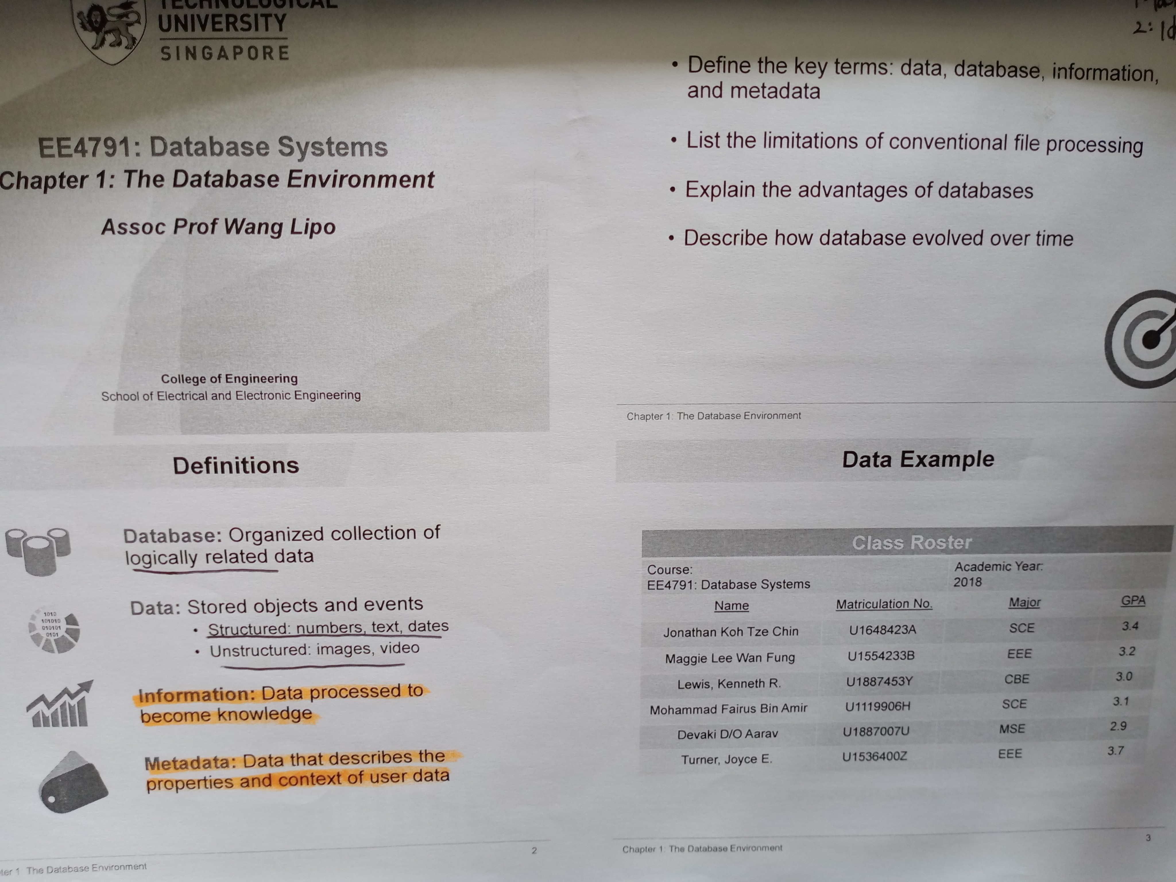 EE4791 Database Systems, Hobbies & Toys, Books & Magazines, Textbooks on Carousell