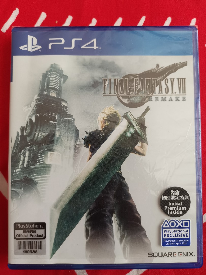 Final Fantasy 7 Remake (R3), Video Gaming, Video Games, PlayStation on ...