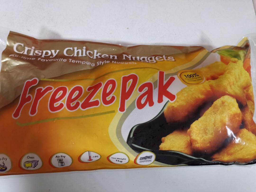 Freezepak Crispy Chicken Nuggets, Food & Drinks, Packaged & Instant ...