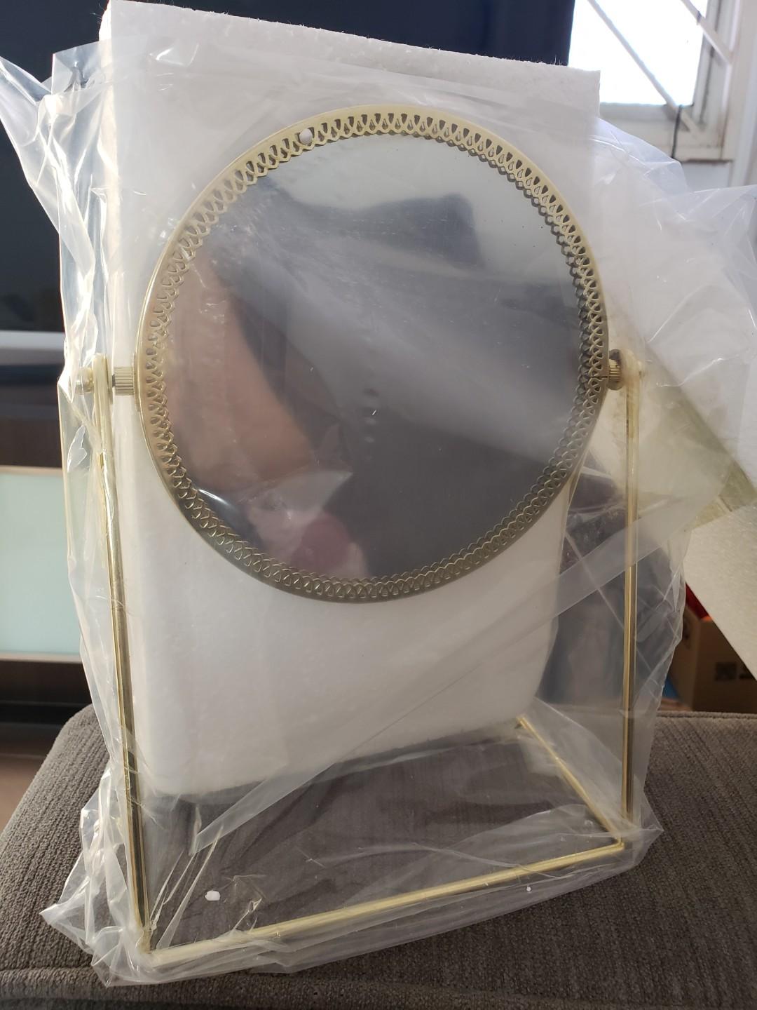 Gold table mirror, Furniture & Home Living, Home Decor, Mirrors on ...