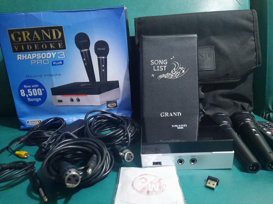 GRAND VIDEOKE RHAPSODY 3 PRO PLUS, Audio, Other Audio Equipment on ...