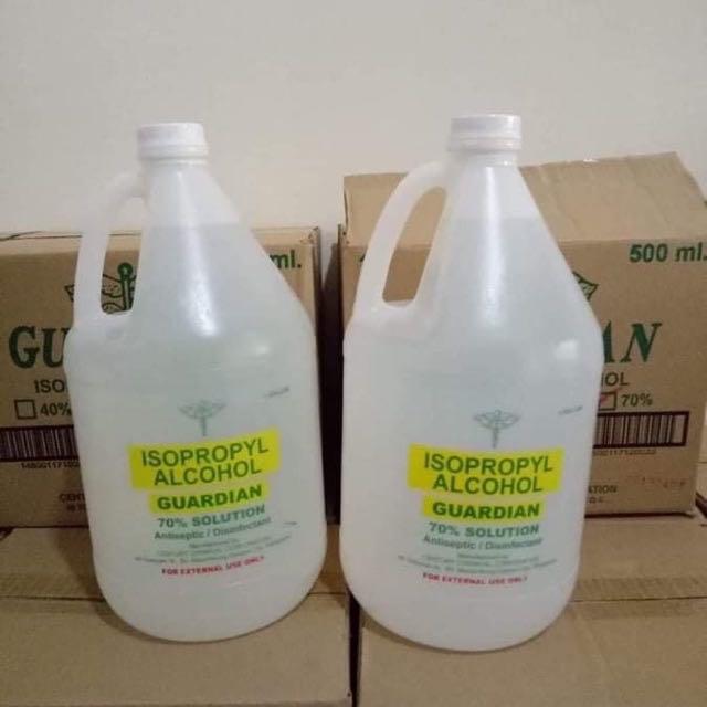 Guardian isopropyl alcohol 70% sol 1 gal, Beauty & Personal Care ...
