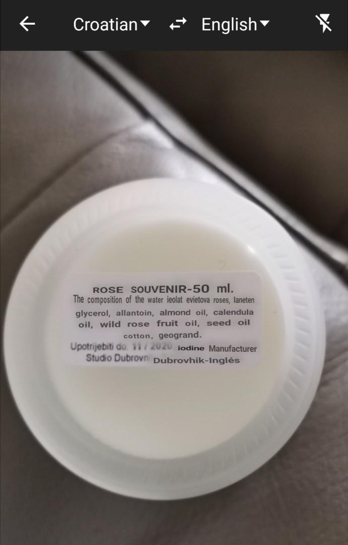 Hand / Moisturising Cream of Roses (Ruza) - Studio Dubrovnik Brand ...