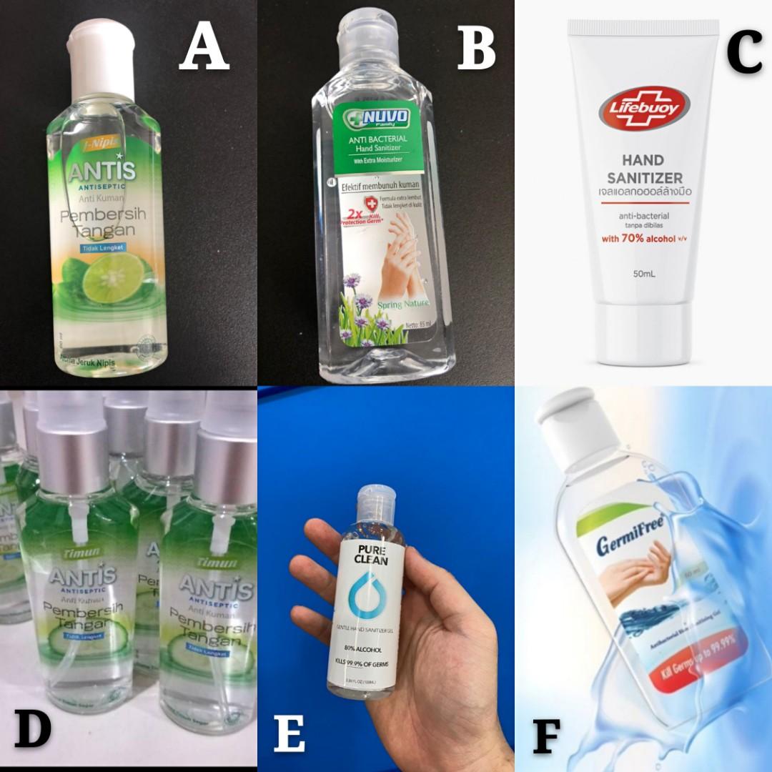Hand sanitiser WELCOME euquire any size, Everything Else on Carousell